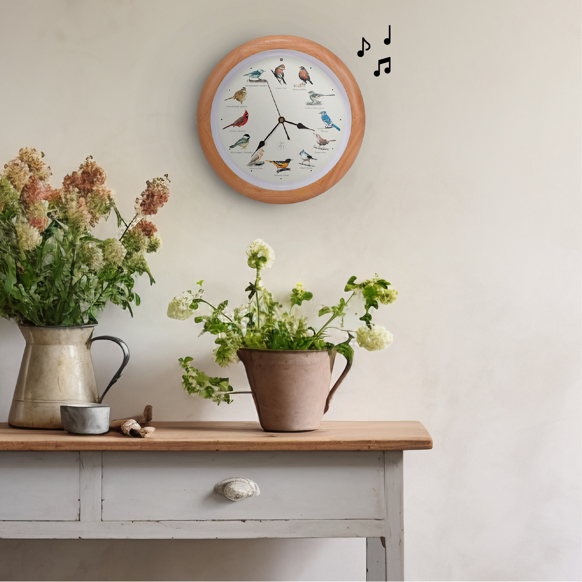 The Original Singing Bird Clock, 25th Anniversary Edition, 13 Inch, Pr ...